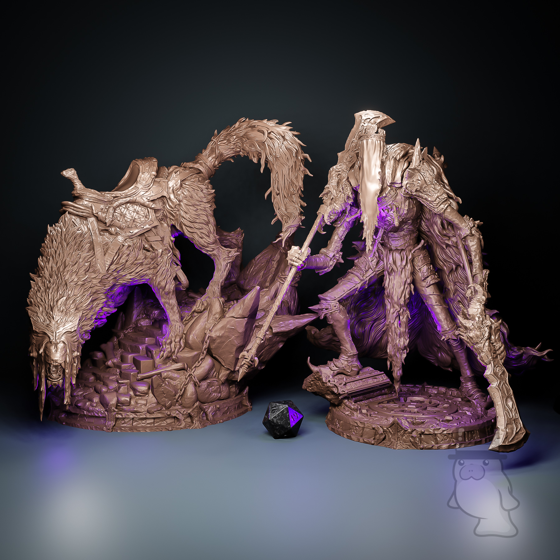 The Faceless King + Dreadhound Bundle - Faceless King - Witchsong Miniatures :: Mini Manatee New ...